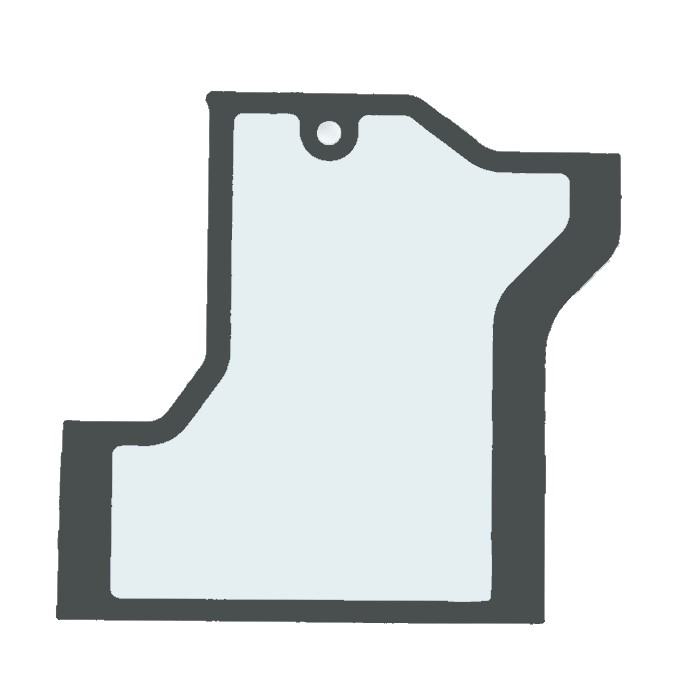 Lower Door Glass To Fit Caterpillar 301.6 301.8 NEXT GENERATION 2019 ...